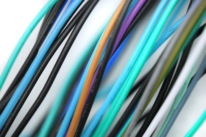 Free image of Colorful set of plastic coated wires
