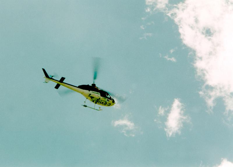 Free image of Helicopter flying overhead
