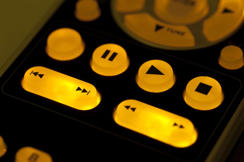 Free image of Glowing remote control buttons