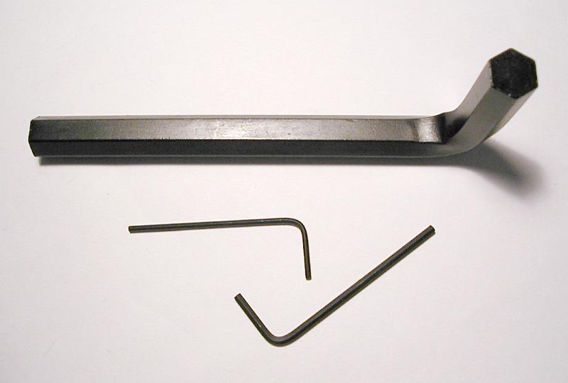 Free image of Large Allen Key Beside Two Small Allen Keys